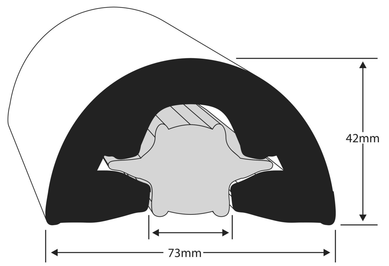 PVC 180 Boat Fender Insert - Wilks Marine Fendering